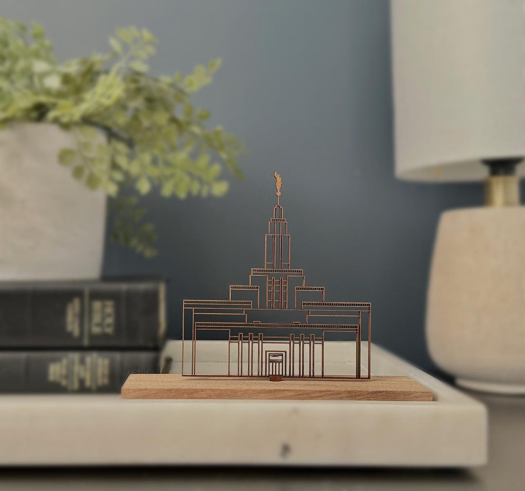LDS Temple Art - LDS Decor - Temple - Line Art - Etsy