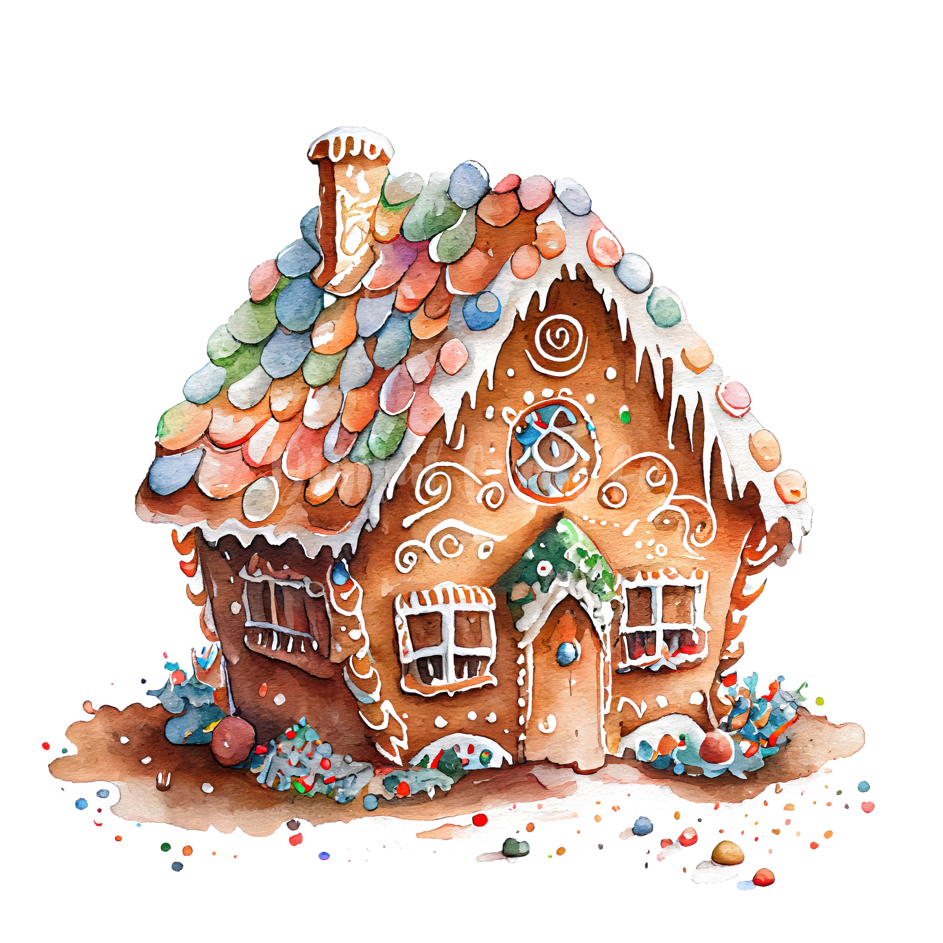 Gingerbread House Clipart