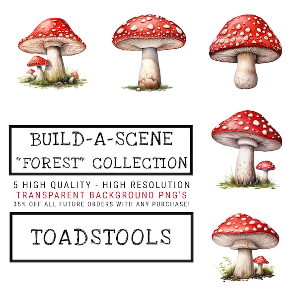 Toadstool - Etsy