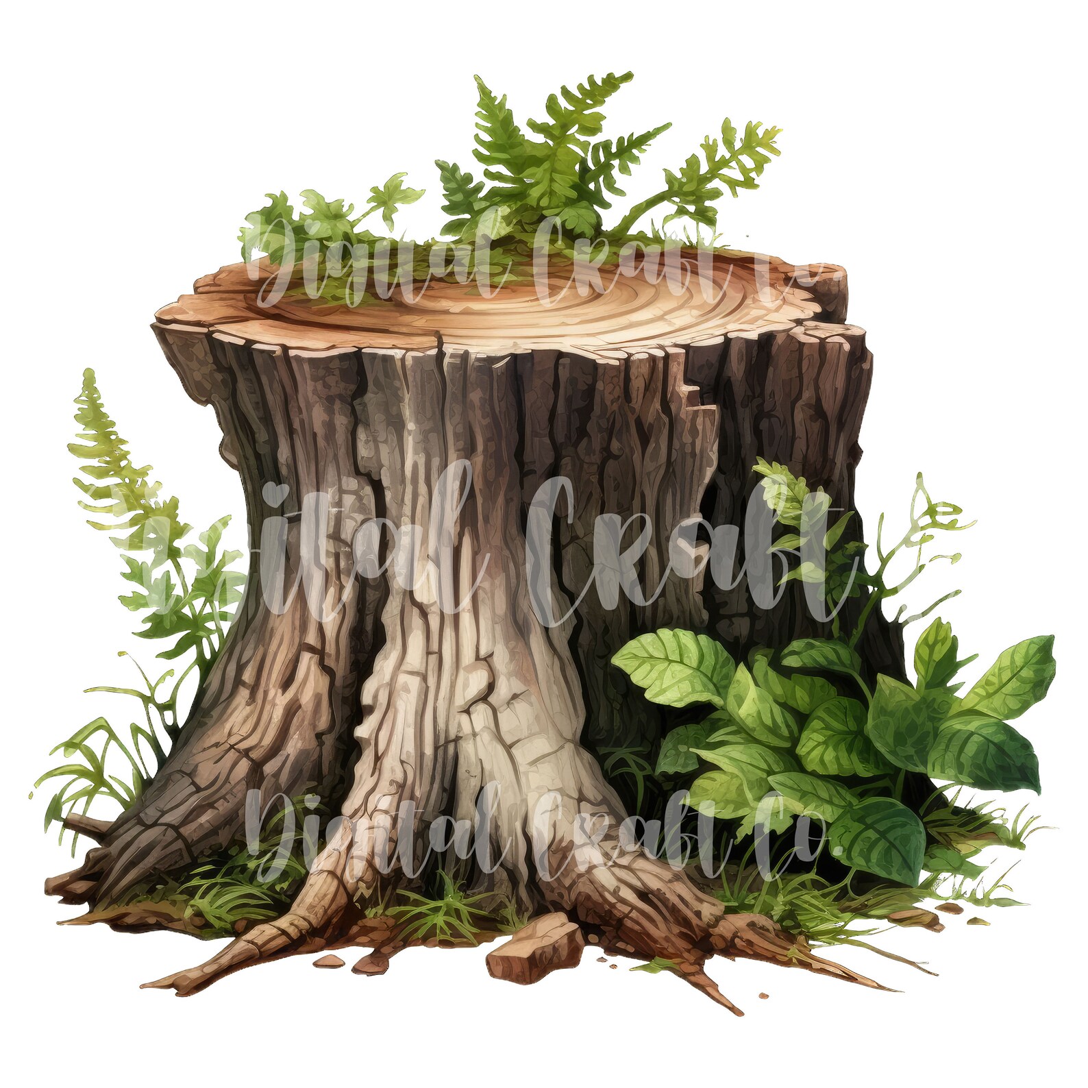 Build A Scene Forest Tree Stump Clipart 5 High Resolution Transparent ...