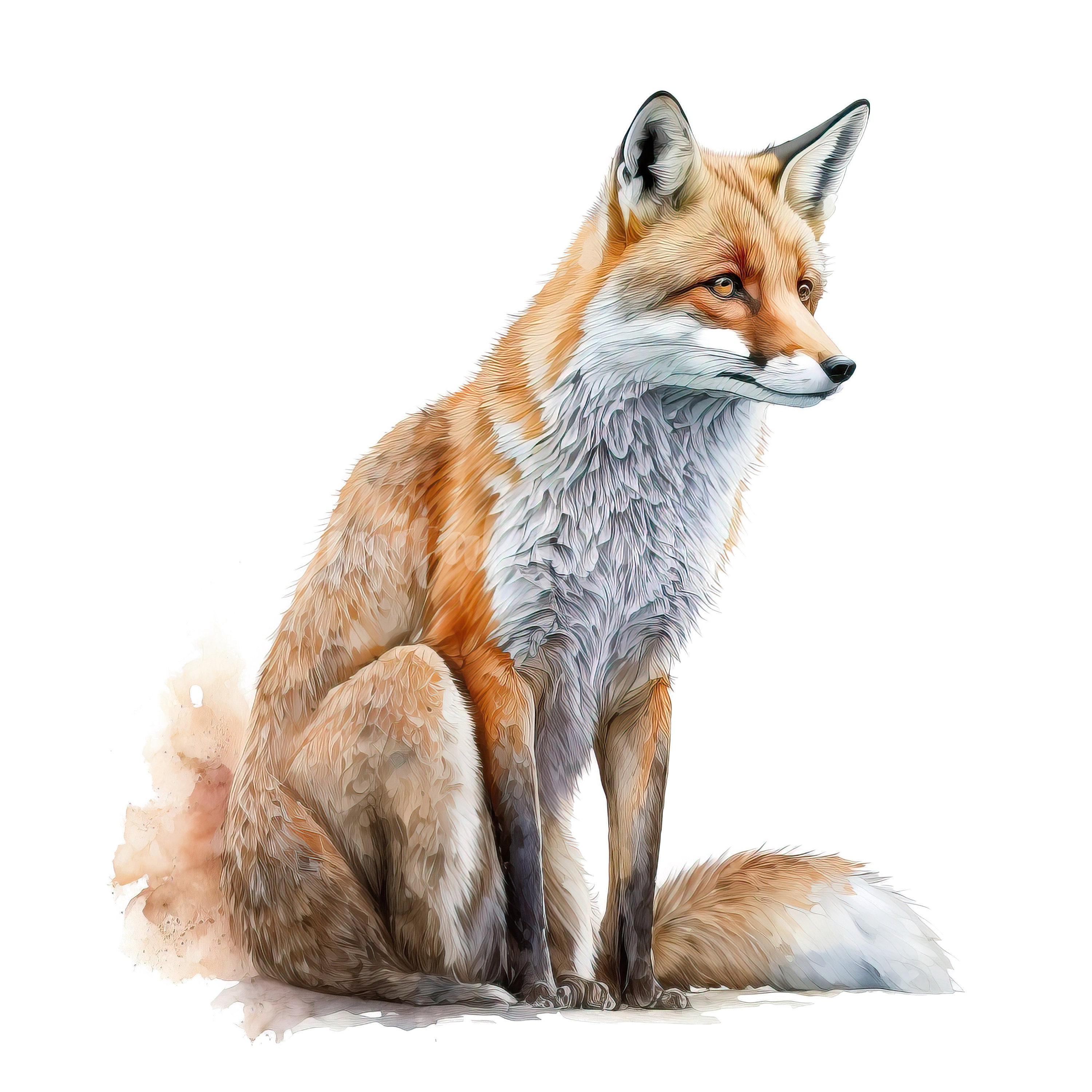 Fox Clipart Set 2 10 High Quality Jpgs Digital Download - Etsy