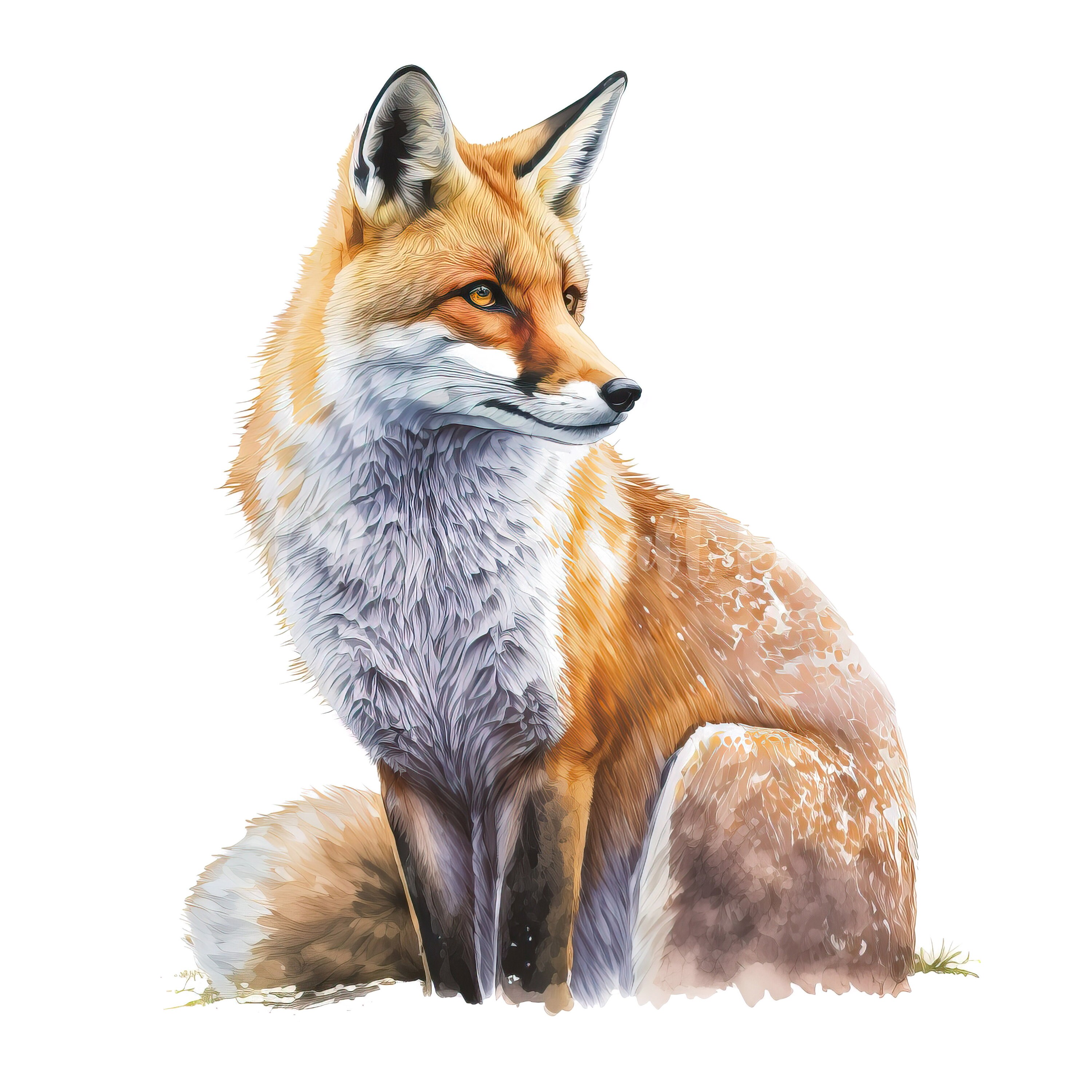 Fox Clipart Set 2 10 High Quality Jpgs Digital Download - Etsy