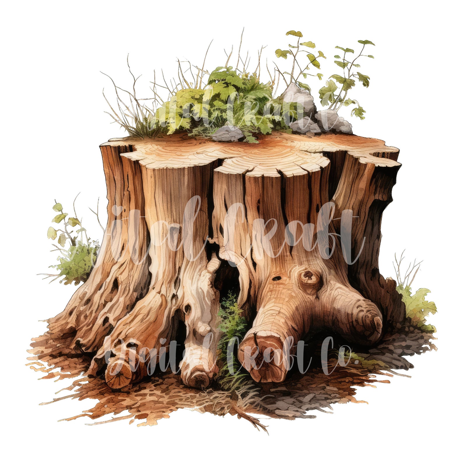 Build A Scene Forest Tree Stump Clipart 5 High Resolution Transparent ...