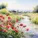Riverside Poppies 14 High Quality Jpgs, Digital Planners, Junk Journals ...
