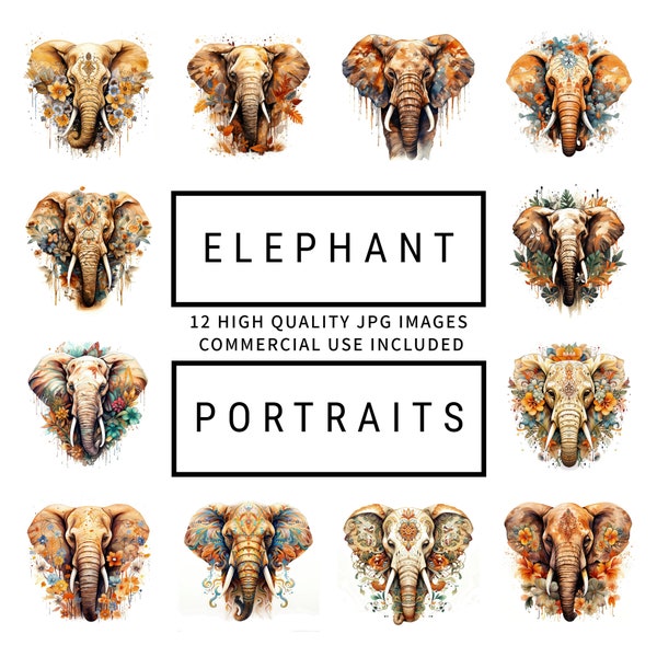 Elephant Memory Card - Etsy