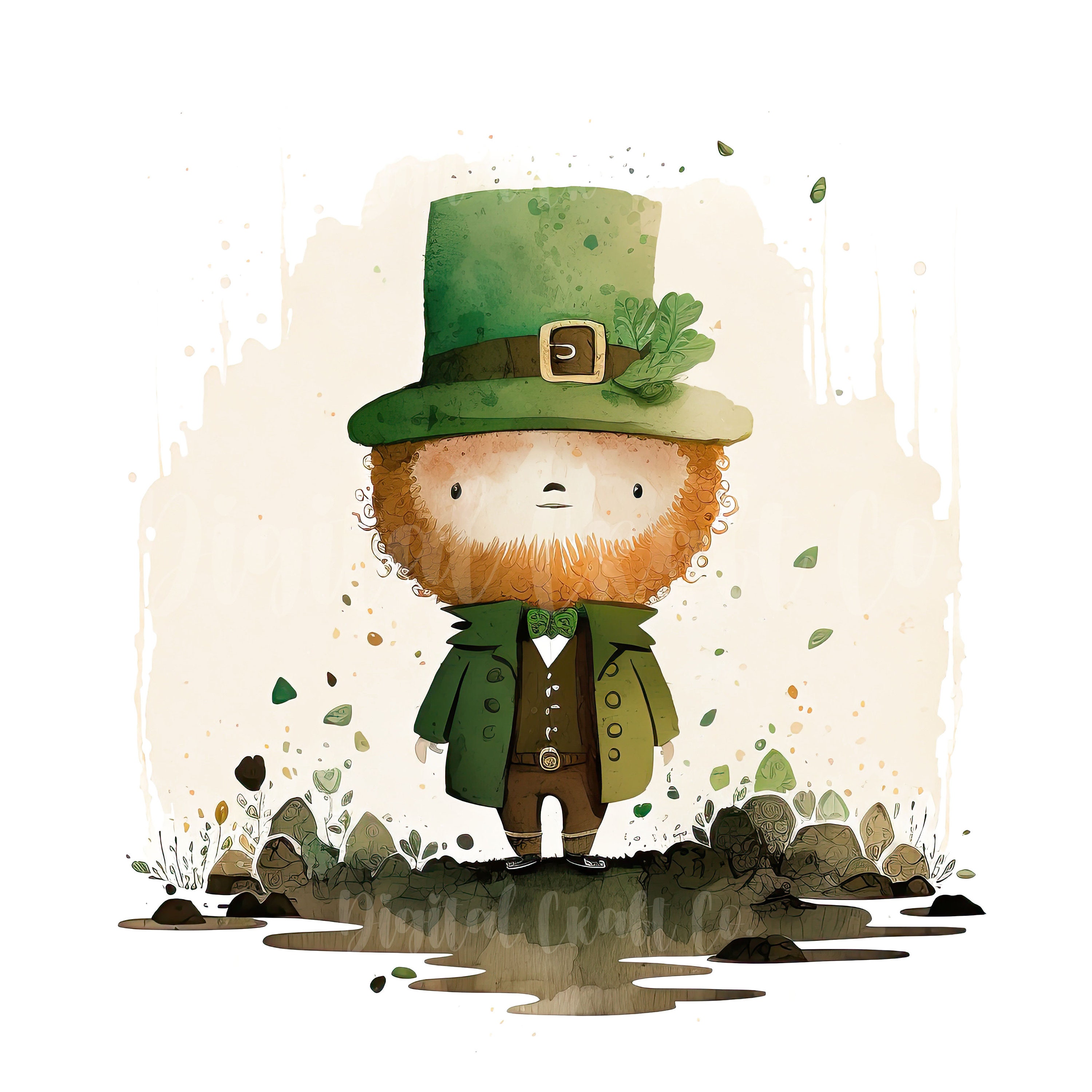 Clipart Leprechaun Face