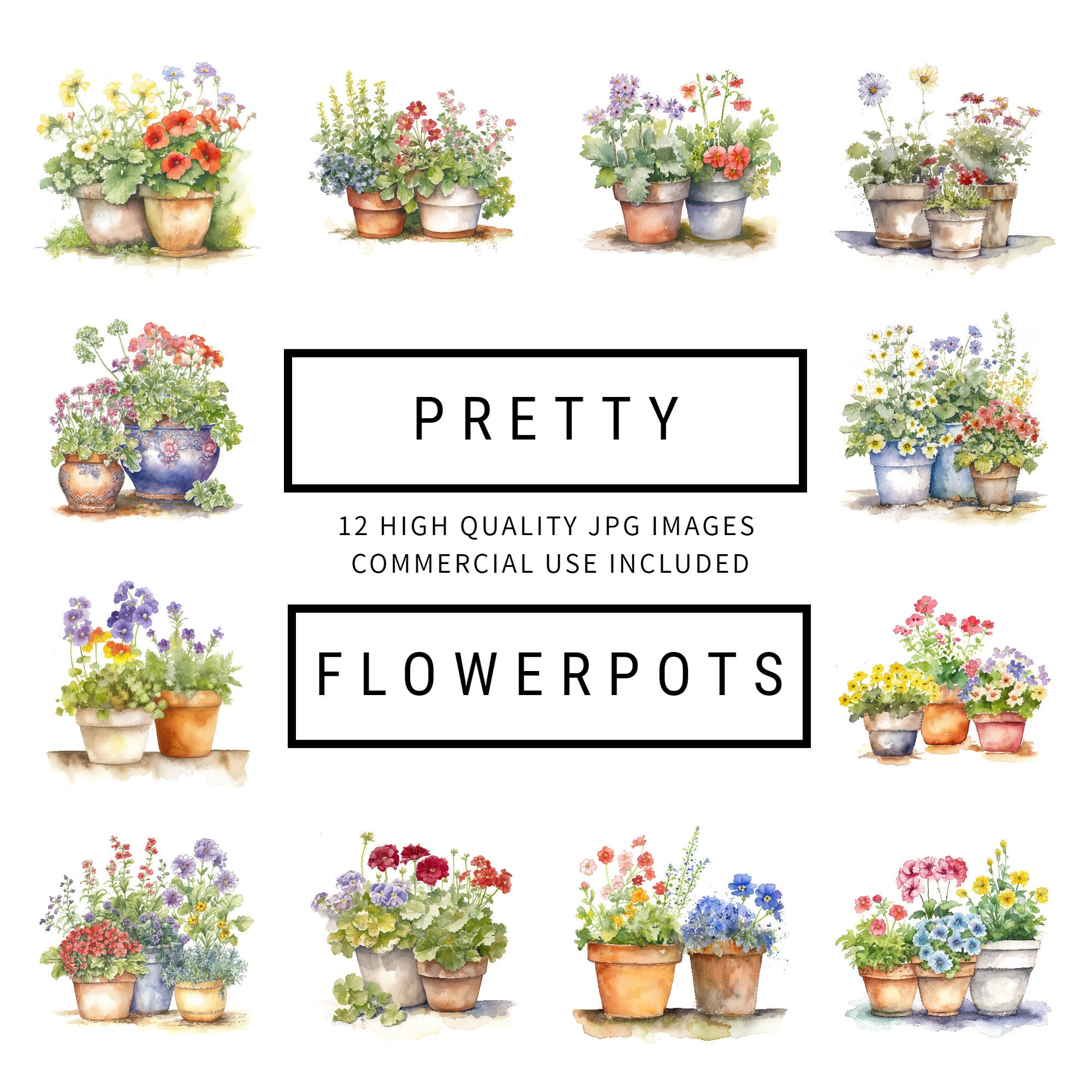 Flower Planter Clipart