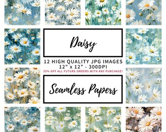 Birds and Flowers 12 X 12 Digital Seamless Paper Pack, Scrapbook, Junk ...