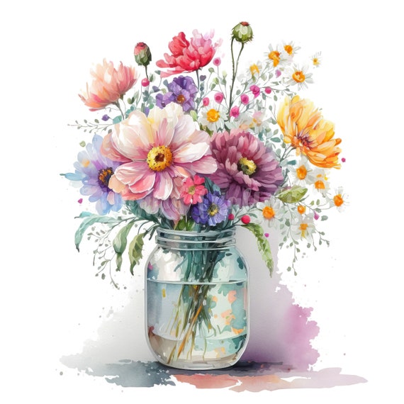 Clipart Vase Of Flowers
