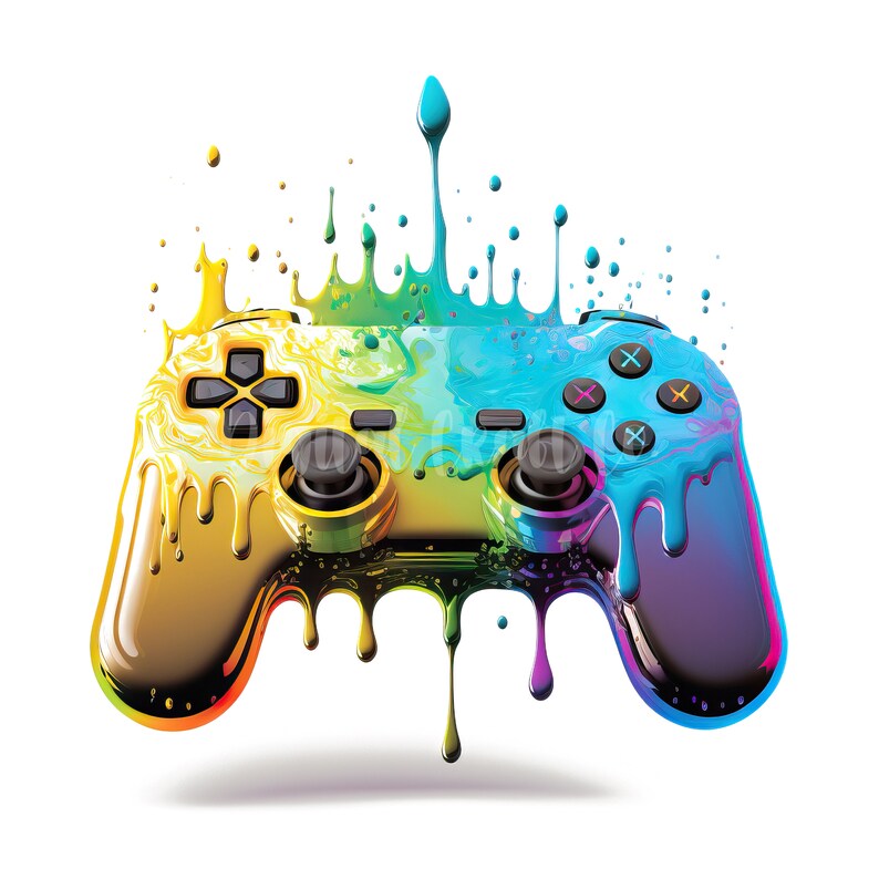 Game Controller Clipart Set 1 14 High Quality Jpgs - Etsy