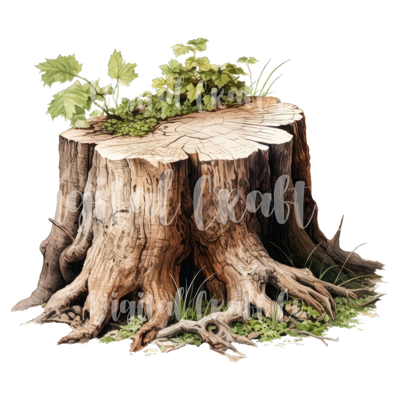 Build A Scene Forest Tree Stump Clipart 5 High Resolution Transparent ...