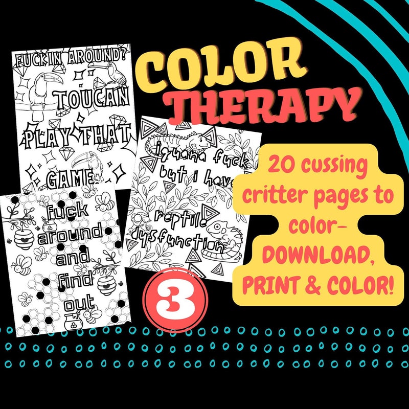 Offensive Coloring Book - Etsy