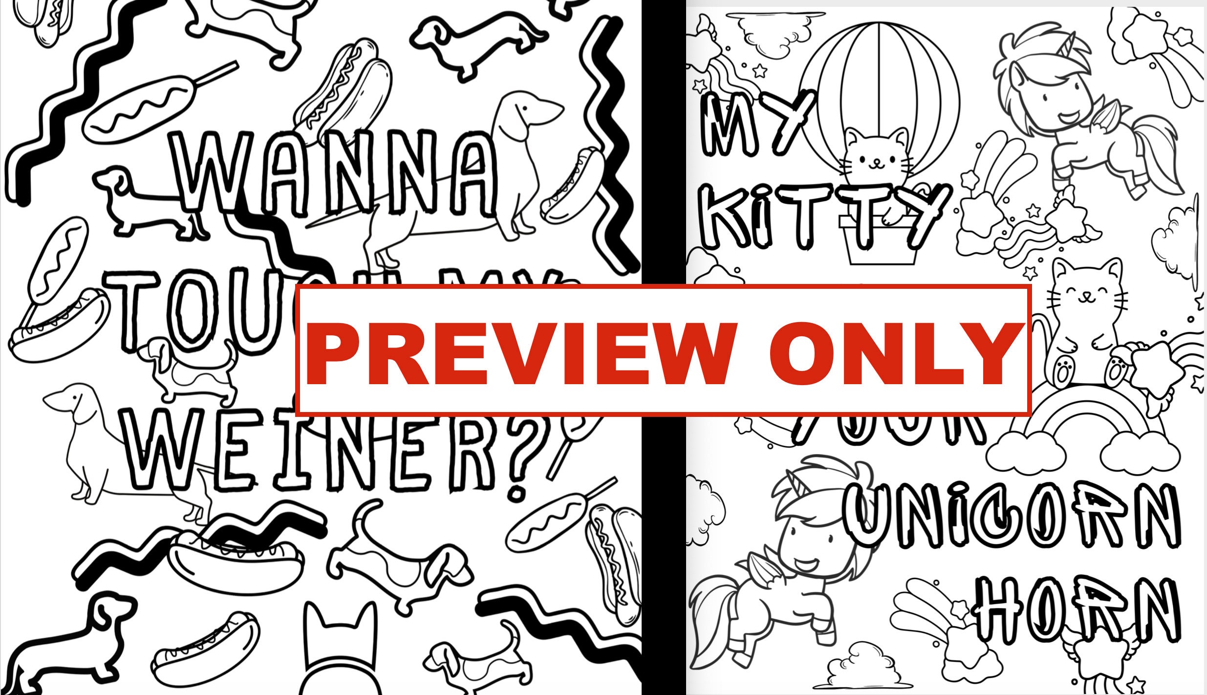 Swear Animal Coloring, Animals That Swear Color Pages, Cussing Critters ...