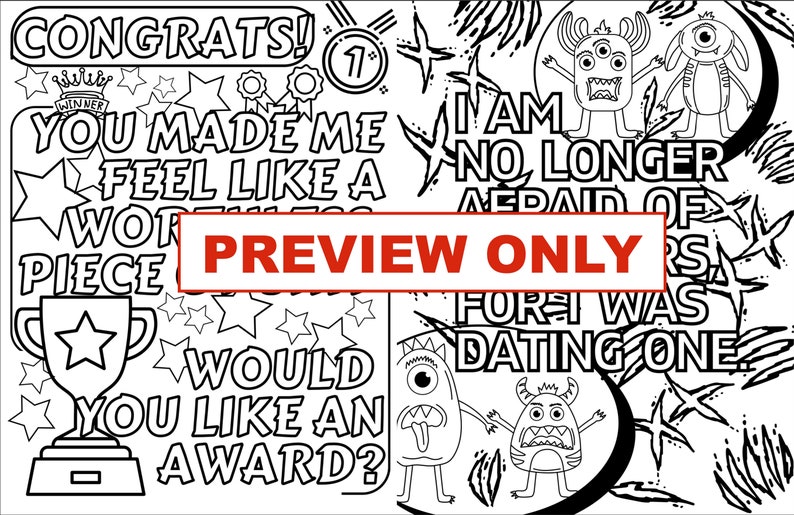 Color Book Break Up, Color Pages Divorce, Swear Color Book About Men ...