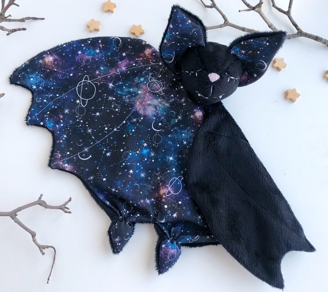 Personolized Bat Lovey Security Blanket, Baby Lovey, Bat Plush - Etsy