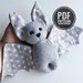 Bat Plush Pattern Bat Toy Pattern Baby Lovey (Download Now) - Etsy