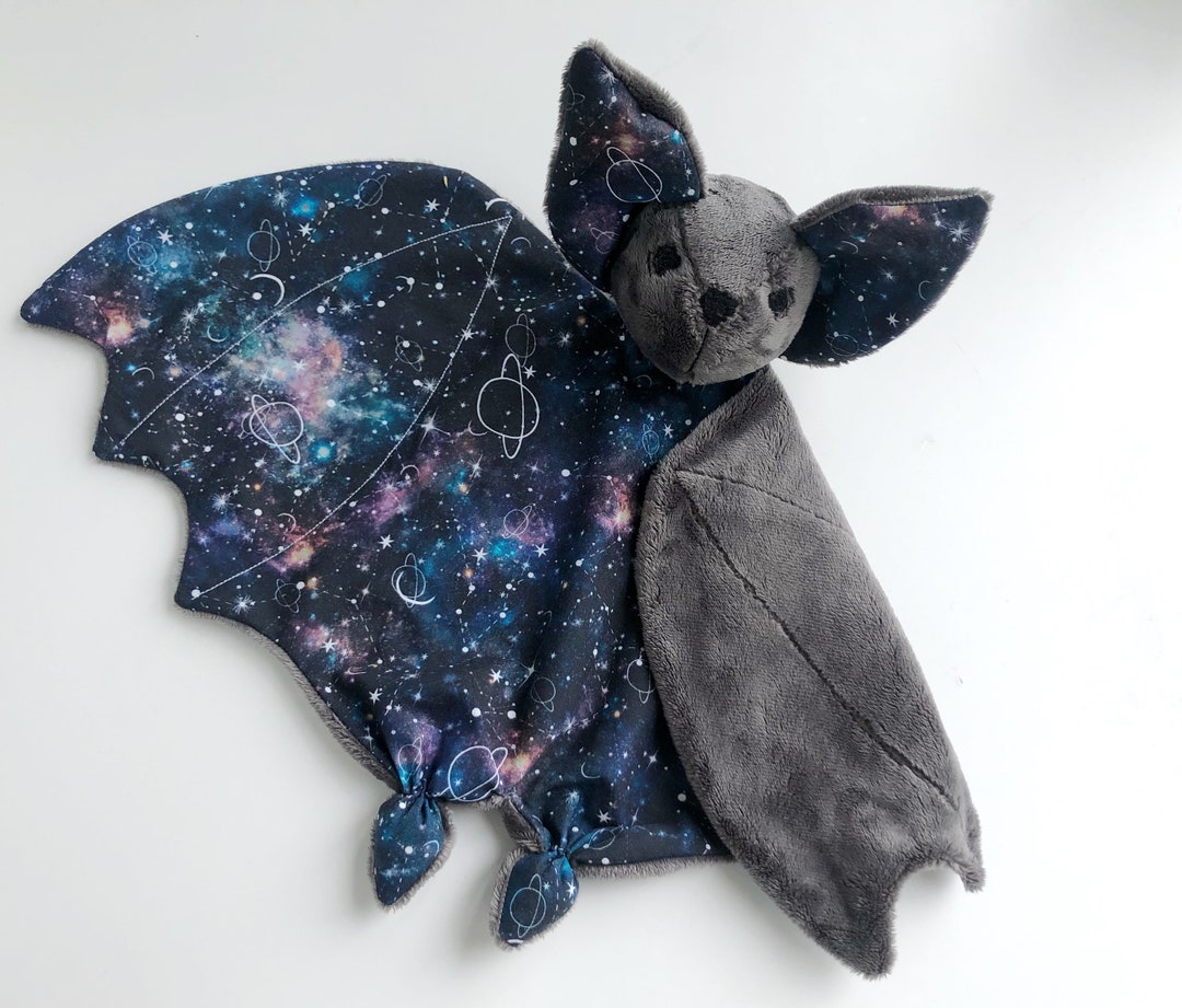 Bat Lovey, Snuggle Cuddle Bat Plush, Baby Lovey Blanket, Baby Bat Gift ...
