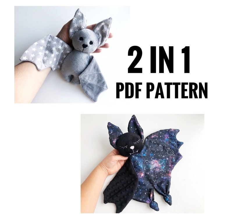 Bat Plush Pattern Bat Toy Pattern Baby Lovey Pattern Baby - Etsy