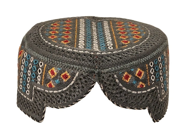 Traditional Embroided Pashtoon/balochi/sindhi Round Cap for Men. Size ...