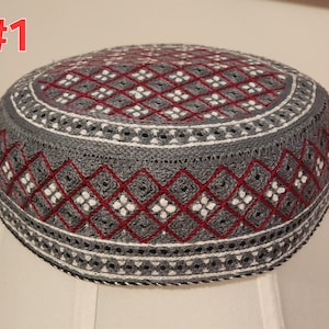 Embroidered Round Cap for Men/women (size 22 & 22.5 Inches) - Etsy