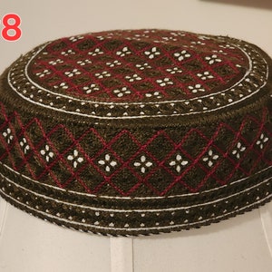 Embroidered Round Cap for Men/women (size 22 & 22.5 Inches) - Etsy