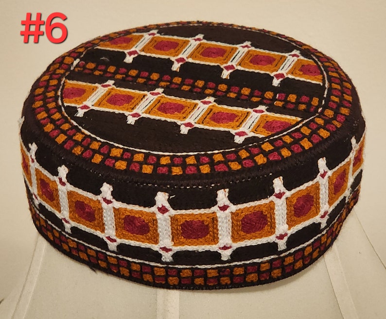 Embroidered Kufi Cap - Traditional Round Hat for Men/women - Etsy