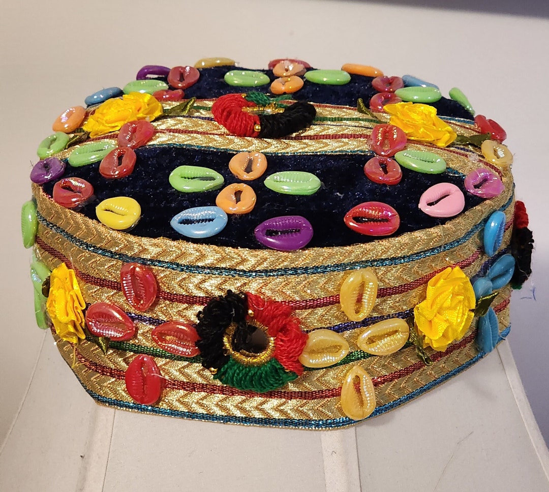 Traditional Afghan Cap for Women. Size 20, 21 & 22 Inches Round. Free ...