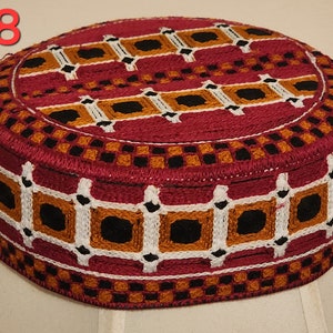 Embroidered Kufi Cap - Traditional Round Hat for Men/women - Etsy