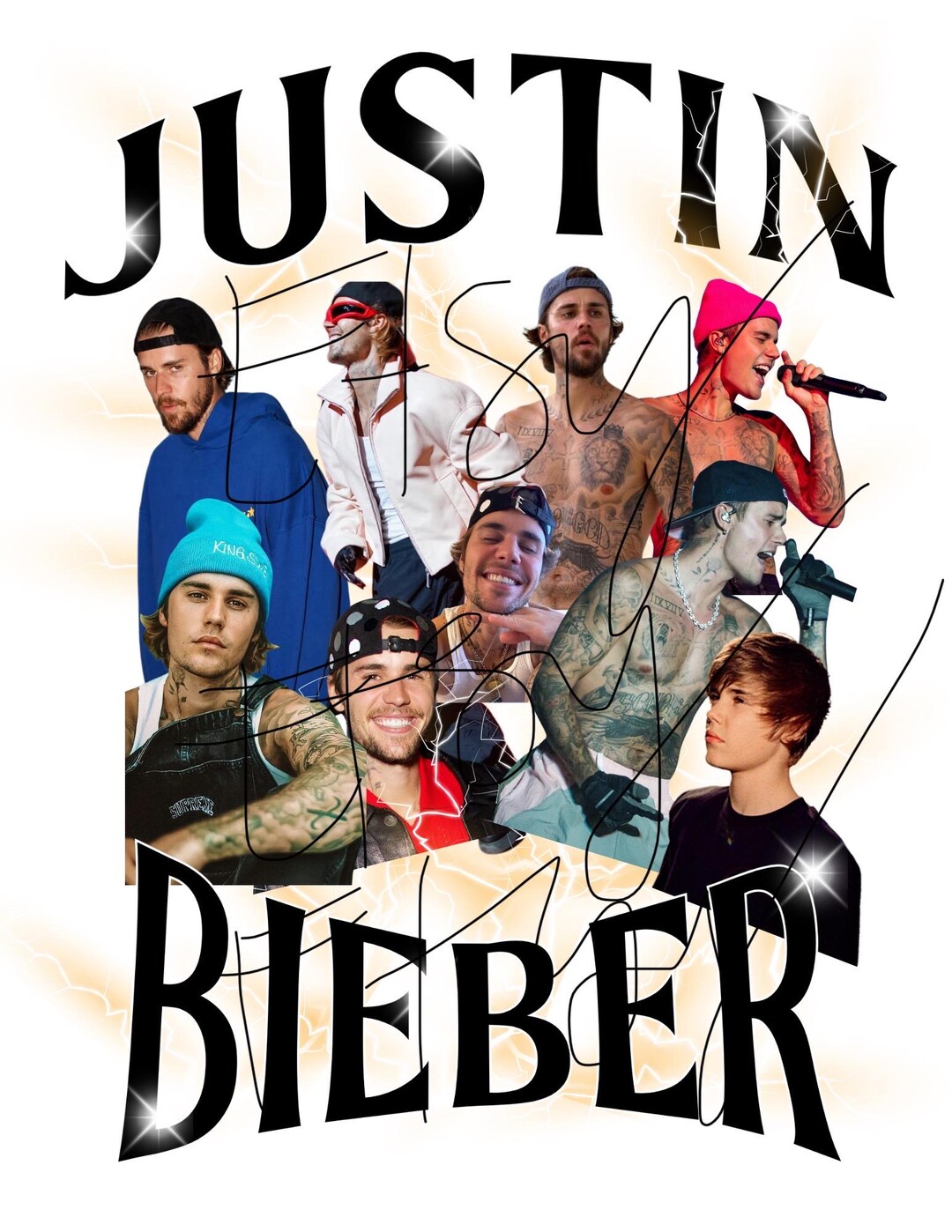Justin Bieber Design | Justin Bieber | PNG Digital Download | - Etsy