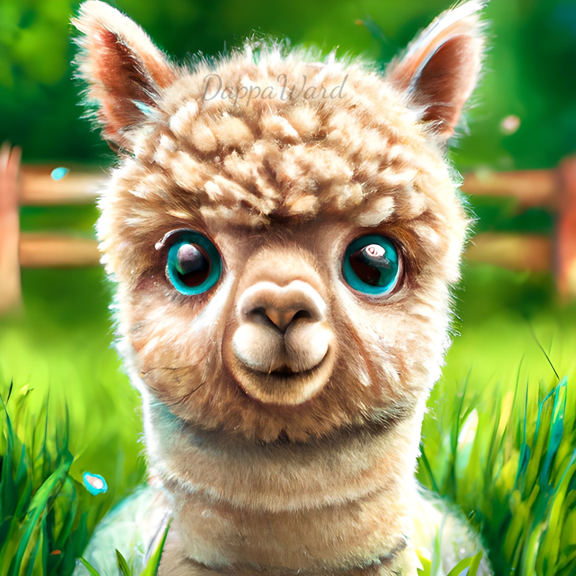 Wall Art: Alpaca, Instant Digital Download Art, PNG File, Commercial ...