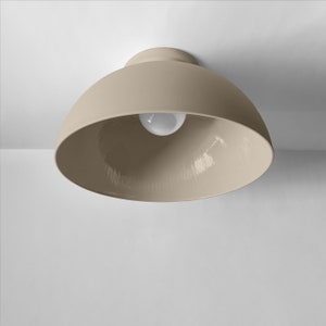 Extra Large, Surface Mount, Dome, Pompeii, Ceramic Light Fixture - Dune ...