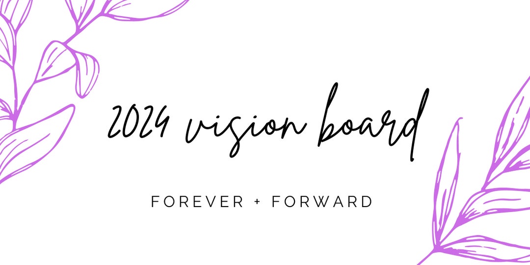 2024 Printable Vision Board - Etsy