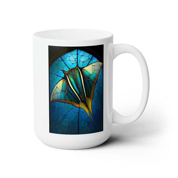 Stained Glass Manta Ray - Etsy