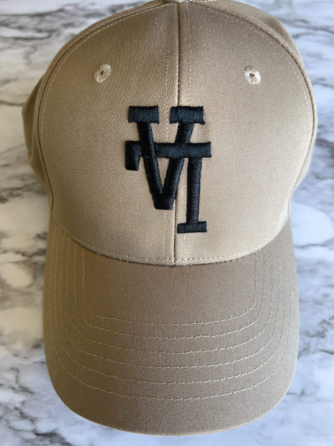 Upside Down LA Los Angeles Khaki Brown Tan Hat Strap Velcro - Etsy