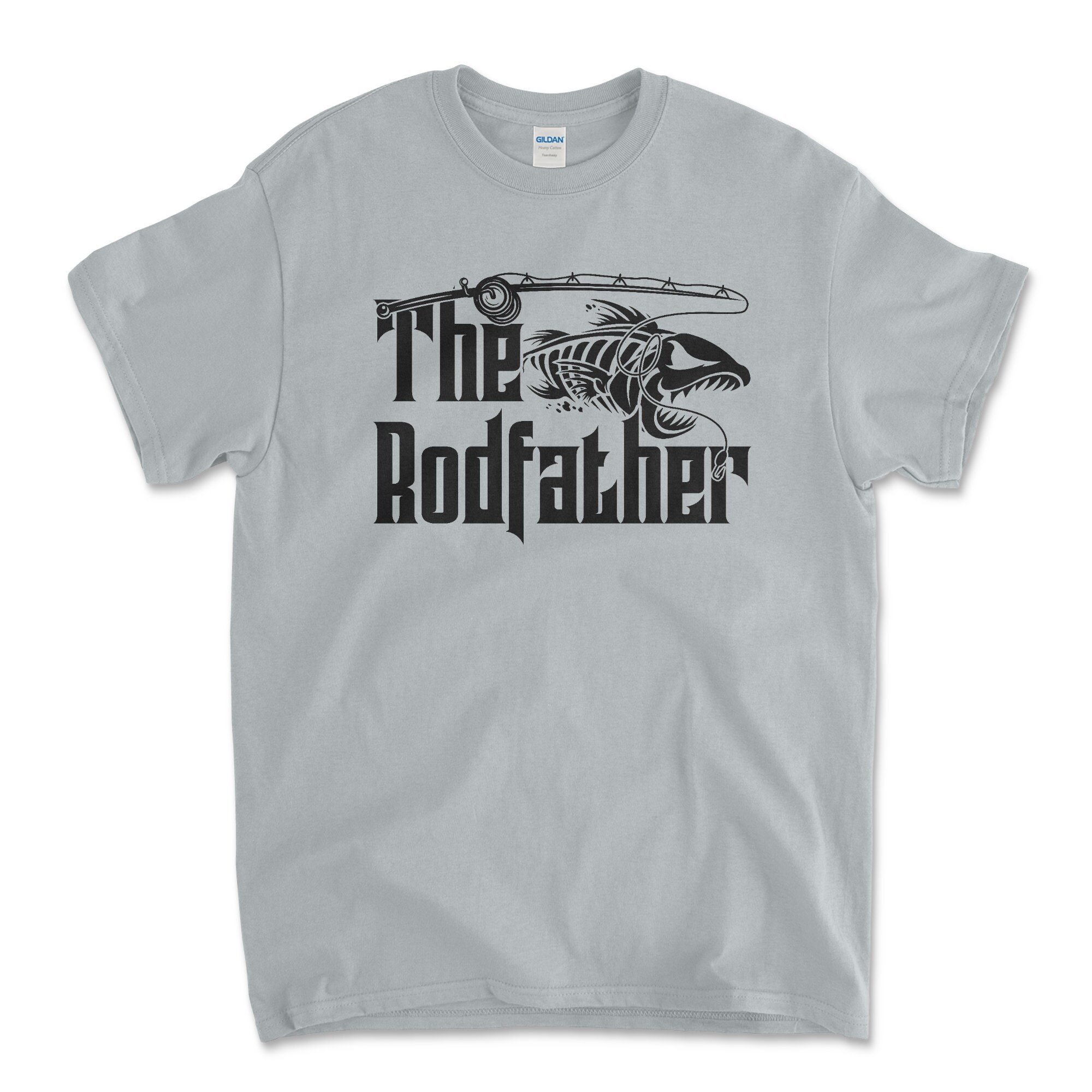 DTF Png Printed Shirt the Rodfather Funny Irony Fishing Gear Bass ...