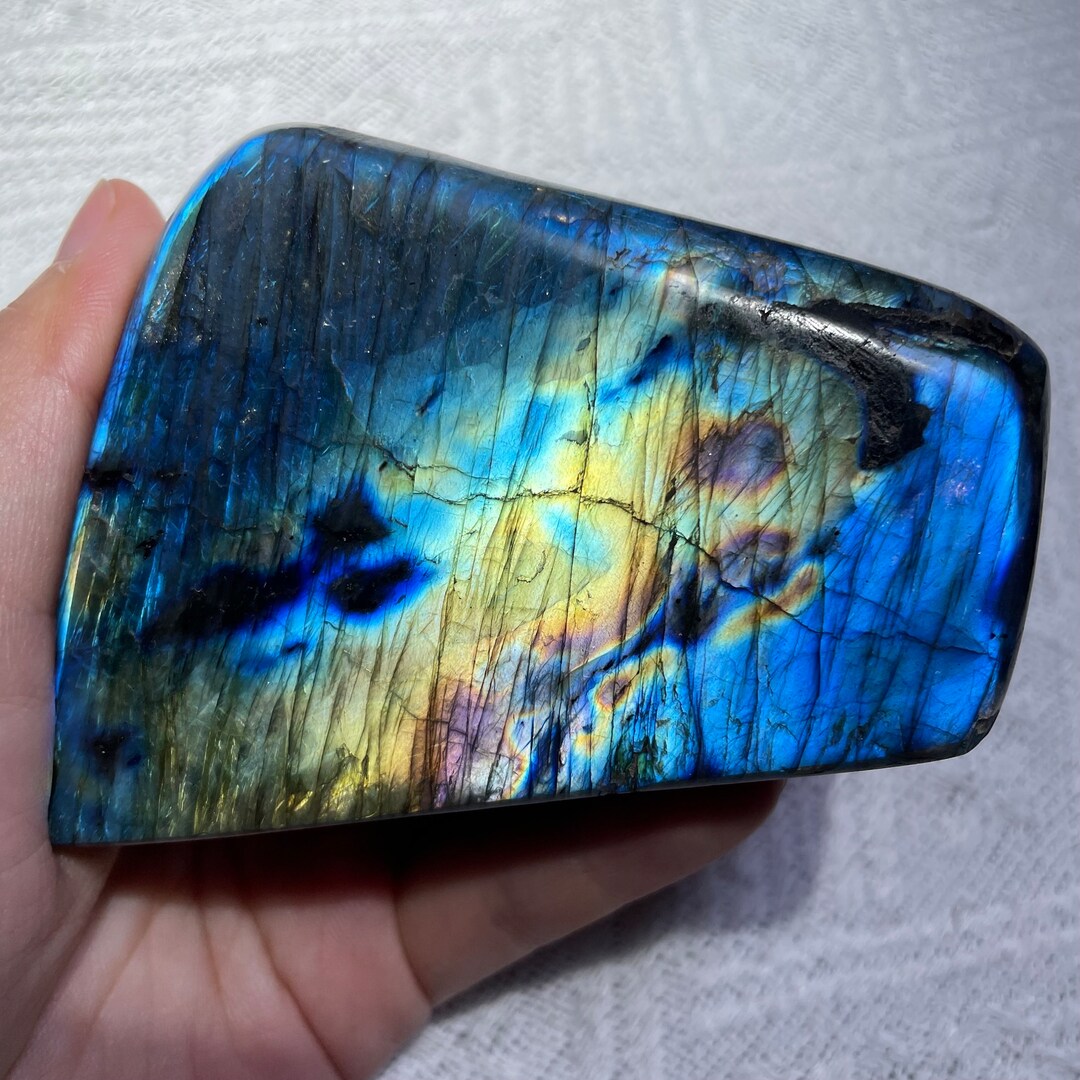 364g High Quality Huge Flash Labradorite Freeform, Super Flashy ...