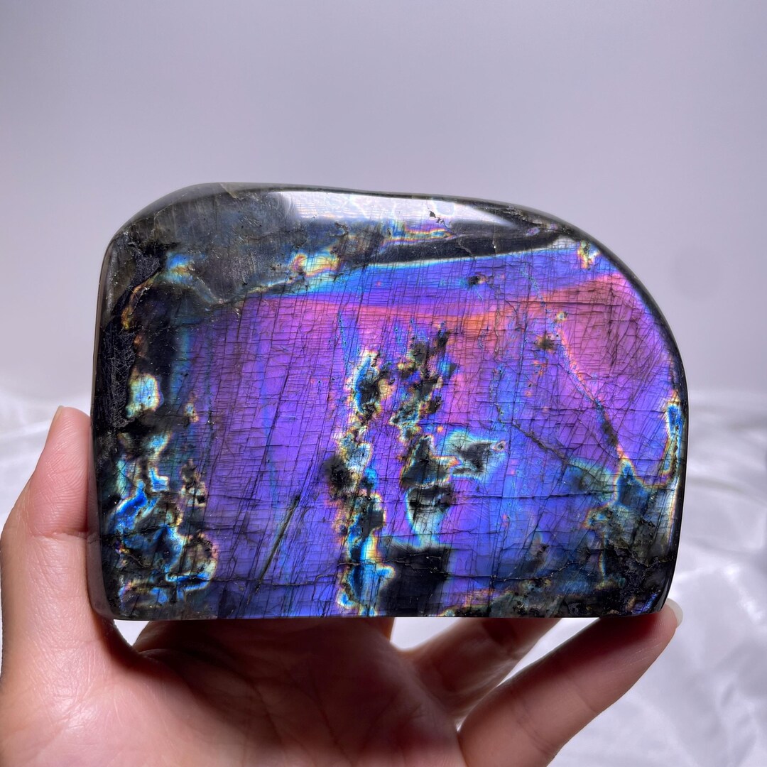 566g Top Quality Aurora Colors Labradorite Flash Labradorite Freeform ...