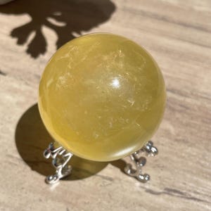 53.8mm 218g Top Quality Natural Star Citrine Quartz Sphere, Mineral ...