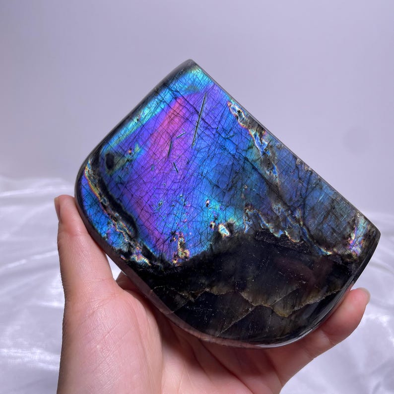 566g Top Quality Aurora Colors Labradorite Flash Labradorite Freeform ...