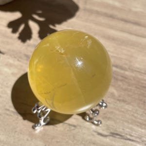 53.8mm 218g Top Quality Natural Star Citrine Quartz Sphere, Mineral ...