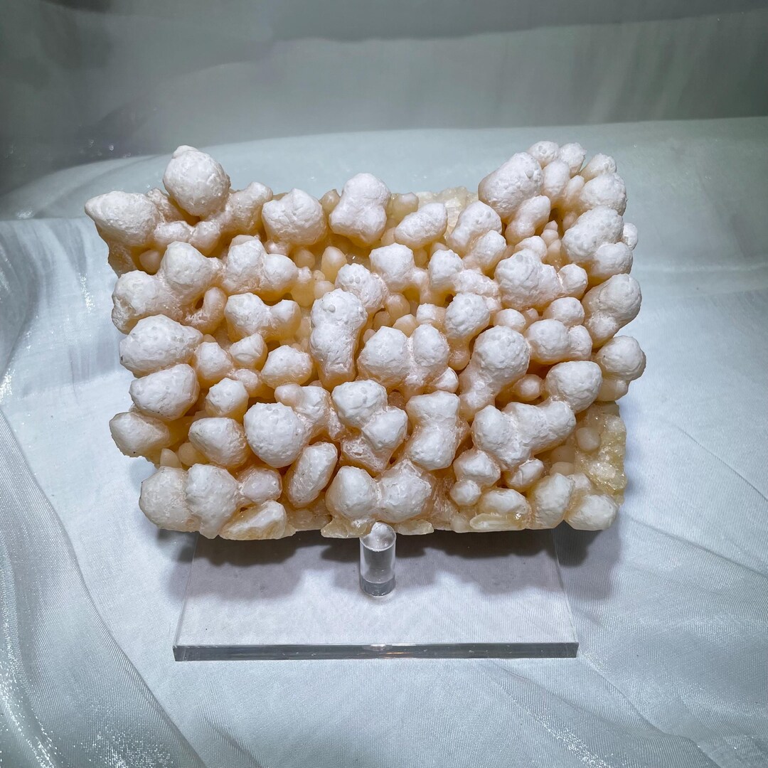 1334g Natural Yellow Calcite Raw, Looks Like Mushroom Cheesecake With ...