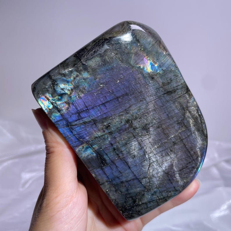 566g Top Quality Aurora Colors Labradorite Flash Labradorite Freeform ...