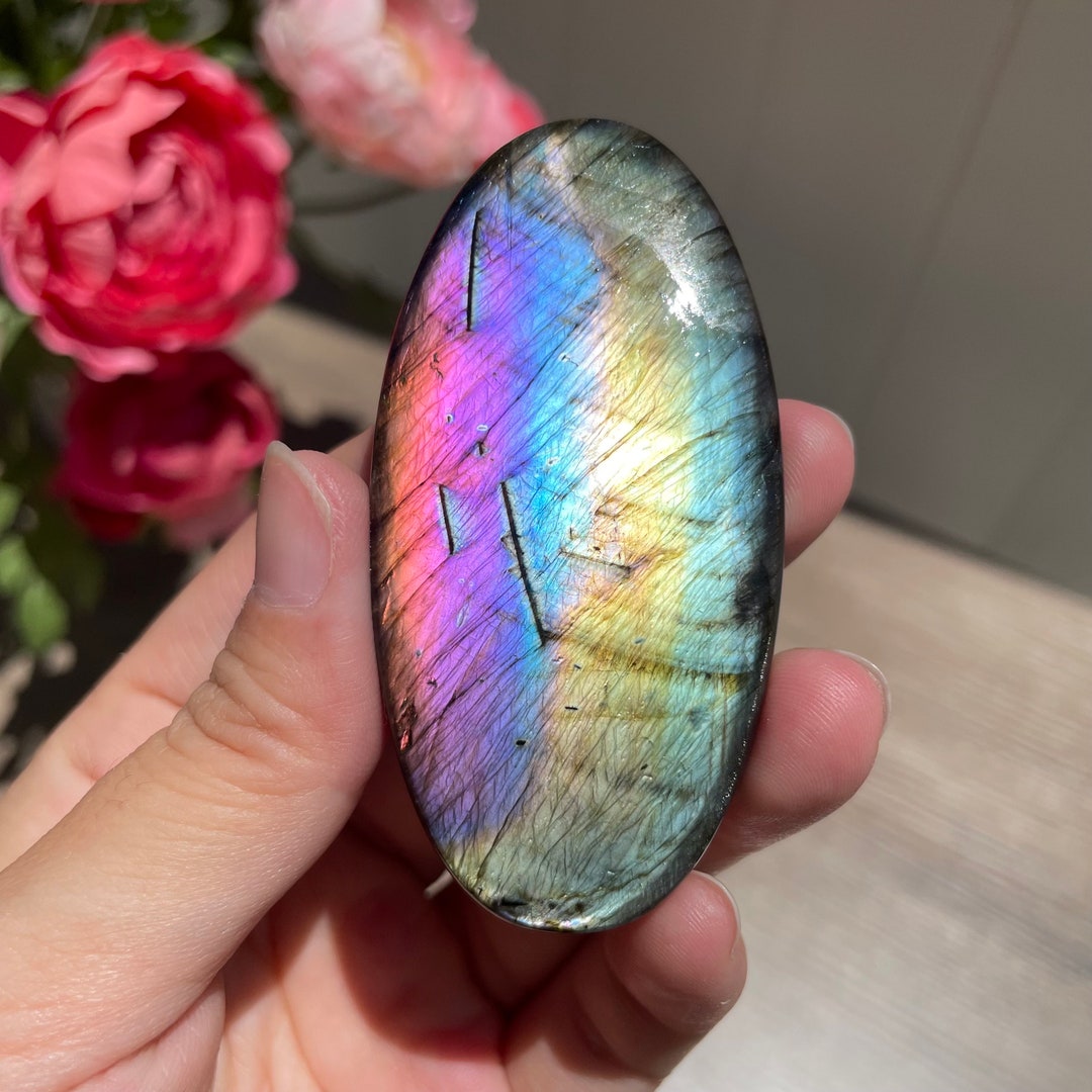 Top Quality Labradorite Gemstone Crystal, Rainbow Labradorite, Super ...