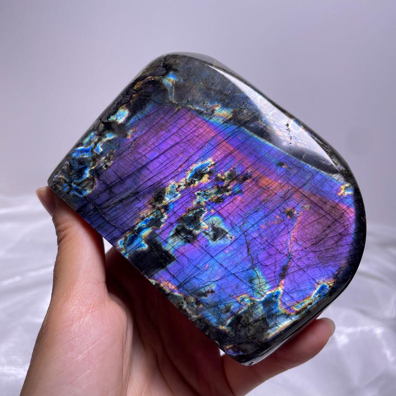 566g Top Quality Aurora Colors Labradorite Flash Labradorite Freeform ...