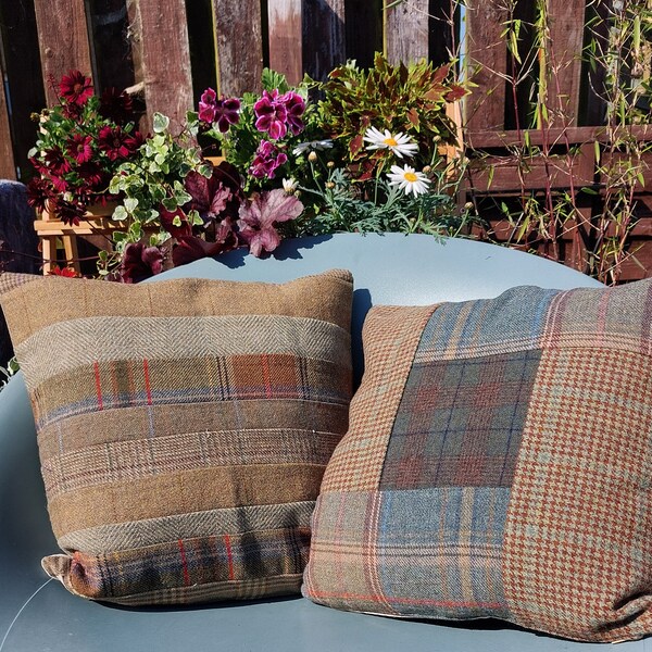 Tweed Patchwork - Etsy UK