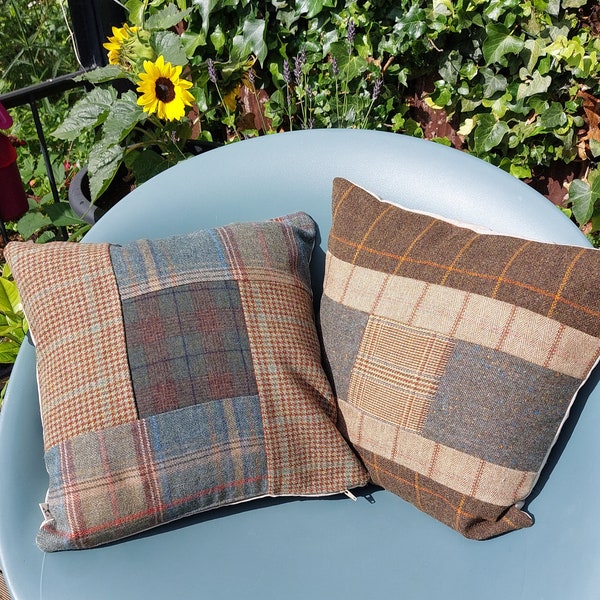 Tweed Patchwork - Etsy UK
