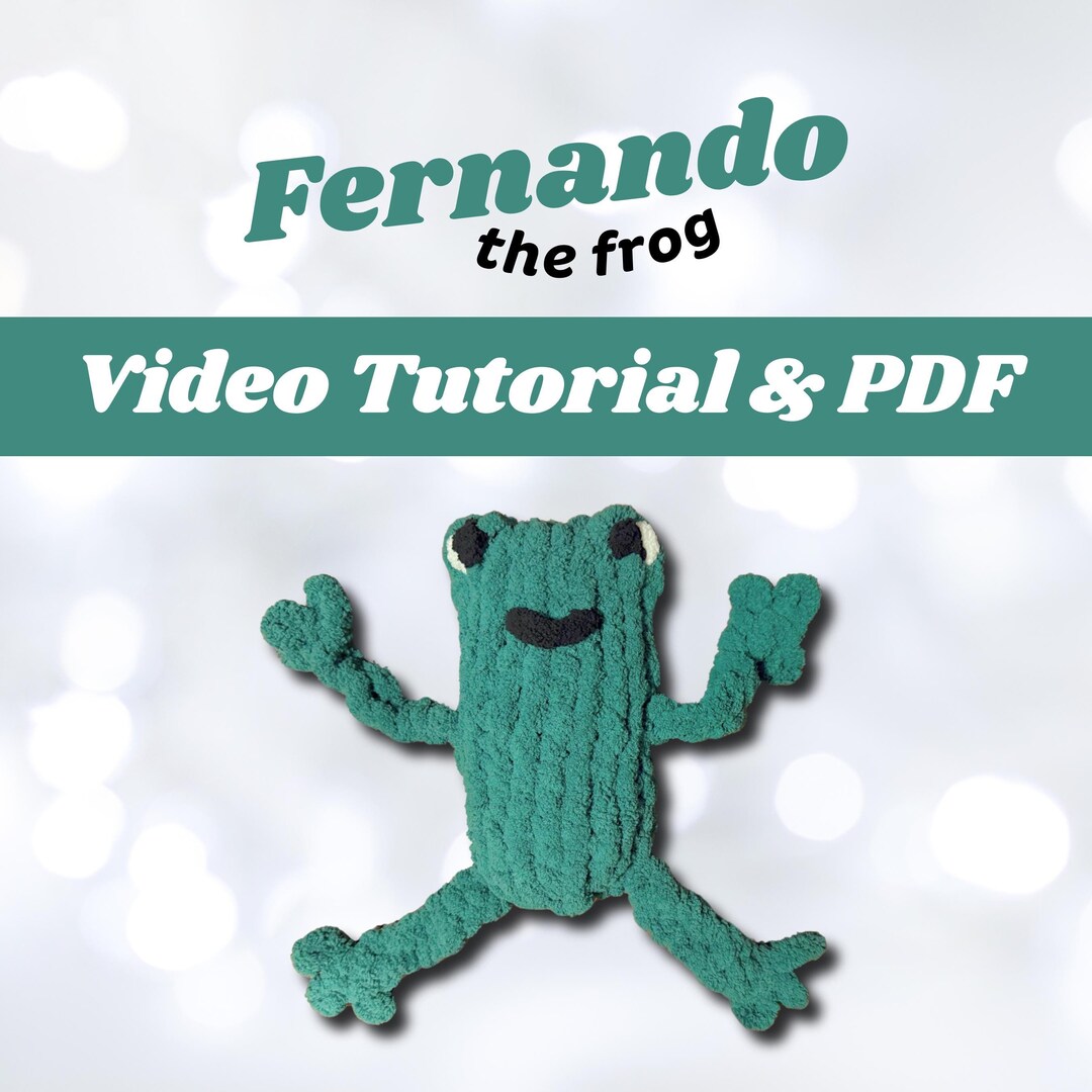 Finger-knit Frog Tutorial - Etsy