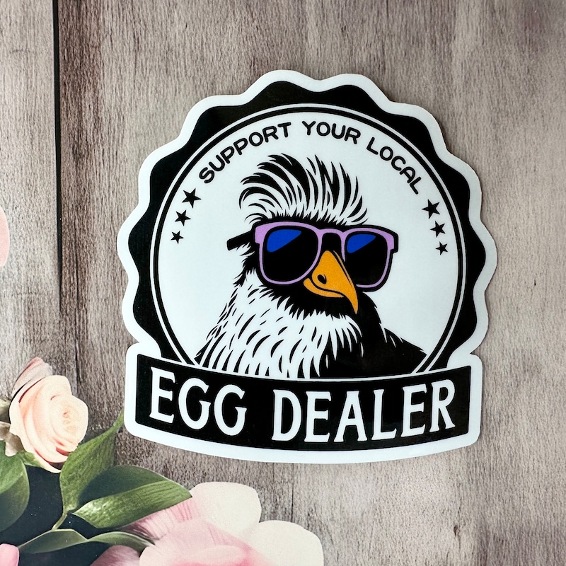 Chicken Dealer Sticker - Etsy