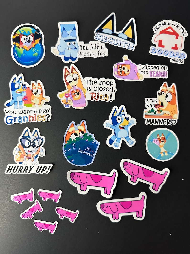 Bluey Decals