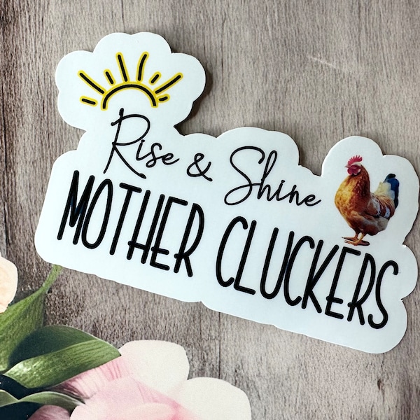 Funny Chicken Sticker - Etsy
